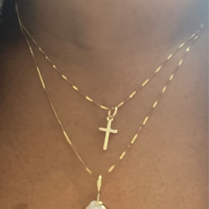 Gold Necklace, Solid Gold Chain, Tiny Gold Chain, Dainty Gold Chain ...