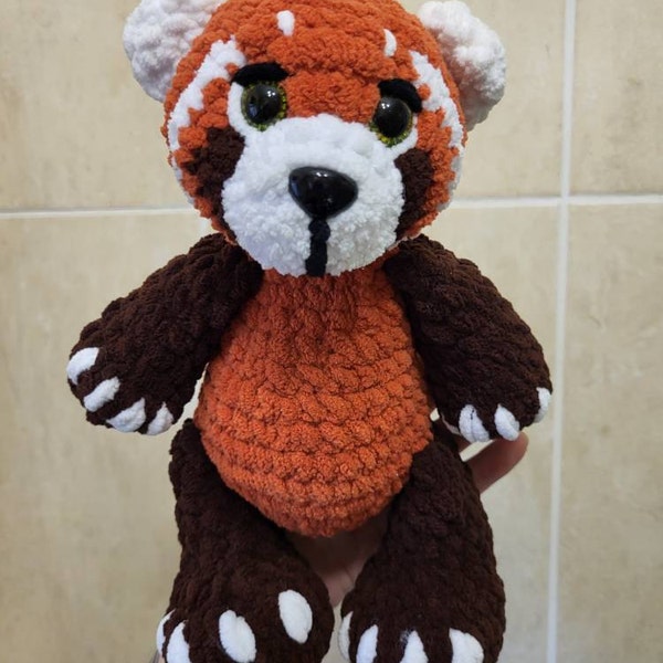 Crochet Red Panda Pattern Amigurumi Red Panda Pattern Panda Diy Toy ...