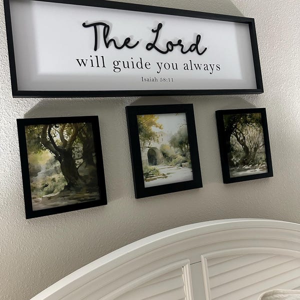 The Straight Path, Proverbs 3,6, Bible Verse Print, Christian Wall Art ...