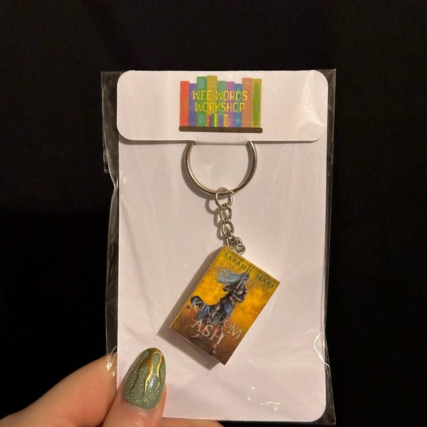 Custom Mini Book Keychain - Etsy