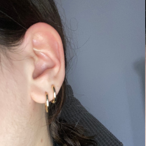 Delicate Hoop Gold * Small Hoop Earrings Silver * Fine Earring * Gold ...