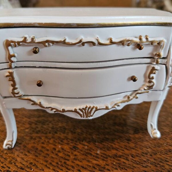 Miniature Dollhouse 1:12 Scale Furniture White Small Cabinet - Etsy