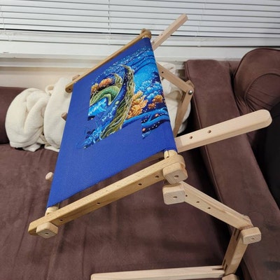 Needlework Table and Lap Hands-free Stand Made of Organic Beech Wood ...