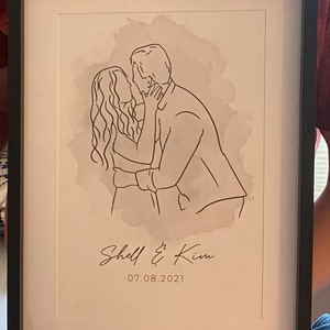 CUSTOM LINE DRAWING Custom Illustration Digital Art Line - Etsy