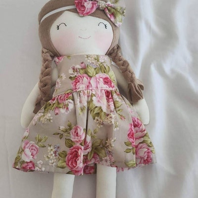 Handmade Rag Doll, Design Your Own Doll, Custom, 40cm 16, Dress up Doll ...