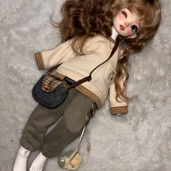 Yosd MSD Kumako Hoodie & Leg Warmer Set for 1/6 1/4 30cm 35cm BJD Doll ...