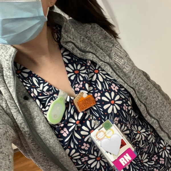 Broke and Boujee Interchangeable Badge Reel Medical ID Tag Badge Holder ...