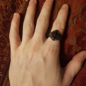The Necromancer Ring, One of the Nine Rings of Men, Officially Licensed ...