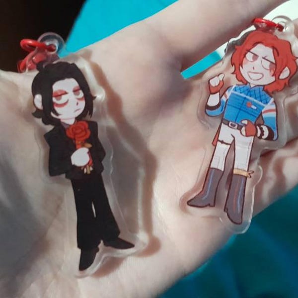Gerard Way Acrylic Keychain: MCR Chibi Charm - Etsy