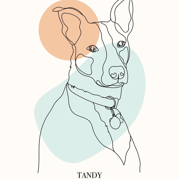 Custom One Line Self Portrait Drawing, Line Art Drawing, One Line ...