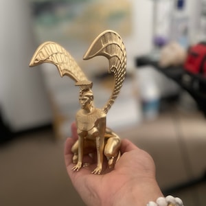 Neverending Story Inspired Sphinx Statue, Figurine, Decorative Book End ...