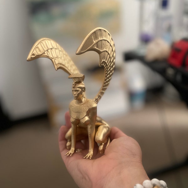 Neverending Story Inspired Sphinx Statue, Figurine, Decorative Book End ...