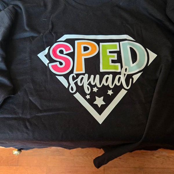 Sped Squad Shirts, Special Education Teacher Shirts, Gift for Teacher ...