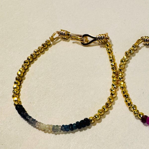 3 Strand AAA Natural Ruby Quartz Smooth Oval Beads Necklace, 8x11 MM ...