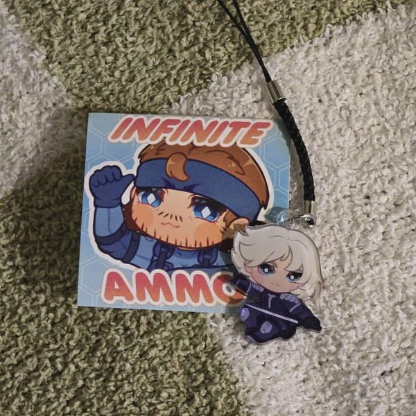 MGS Chibi Epoxy Keychains - Metal Gear Solid - Etsy