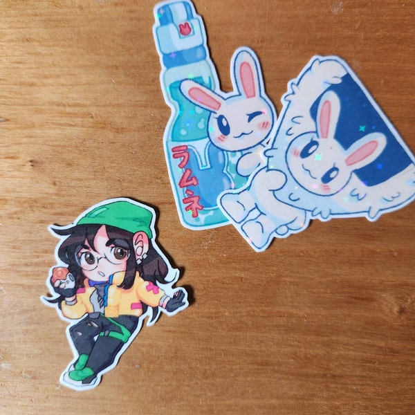 Sorcerer Anime Sticker Set Two, Chibi Matte Vinyl Stickers, Cute Kawaii ...