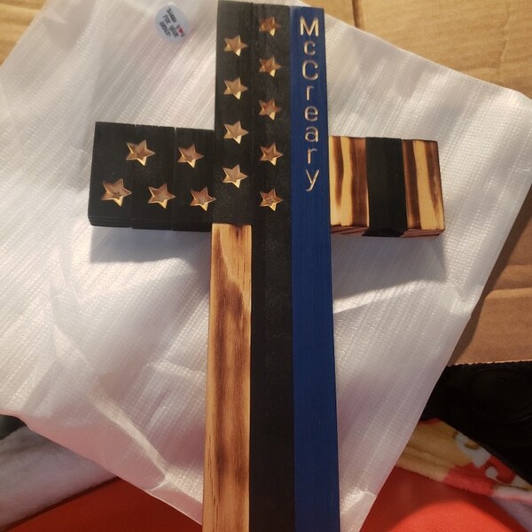 Thin Blue Line Cross Police. Police Support. Back the Blue. Police ...