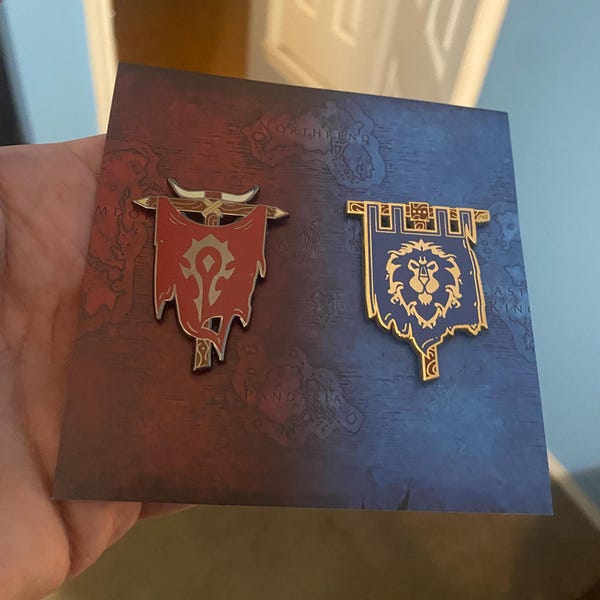 Horde Faction Battle Flag Wow Fanart Sticker - Etsy