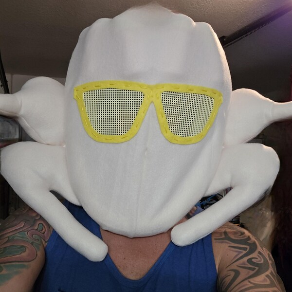 Turkey Head Mask From FRIENDS - Costume With Straw Hole - Etsy