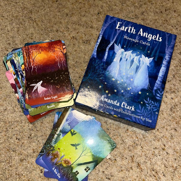 Earth Angels Message Cards (70 Cards) by Amanda Clark - Affirmation ...