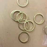 13mm Circle Connectors 50 Raw Brass Circle Connectors 13x1x1mm Bs 1100 ...