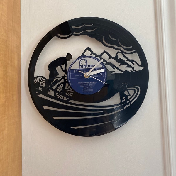 Climbing Men Vinyl Clock Adventurer Gift Wall Decor Bouldering Gifts ...