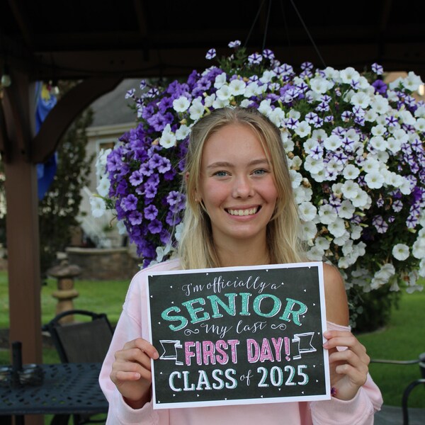 First Day of College Sign - 1st Day of College Freshman Year 2025-2026 ...