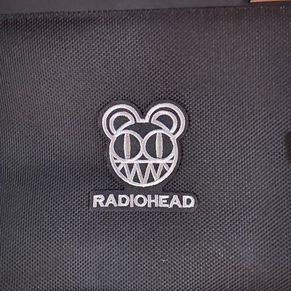 RADIOHEAD PATCH Embroidered Iron-on Bear Kid a Blur Coldplay Oasis ...