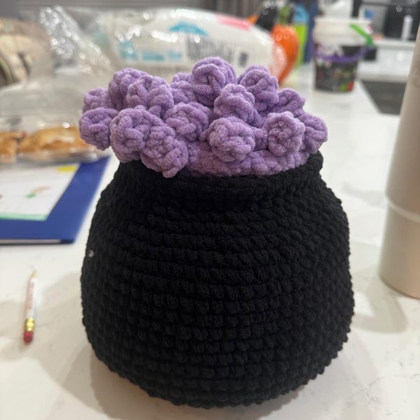Bundle: Big and Mini Cauldron Crochet Patterns, Big and Mini Fillable ...