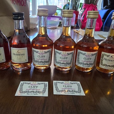 Personalized Baileys Labels, Custom Bailey's Liquor Label, Bailey Gift ...