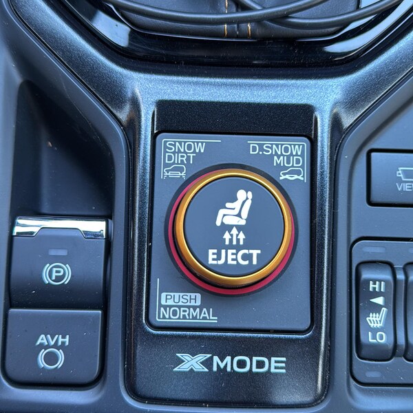 Eject Button Decal, Car Decal, Eject Passenger Button, Blank Button ...
