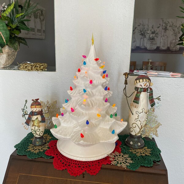 100 Med/large Twist Lights Bulbs for Vintage Ceramic Christmas Tree, W ...