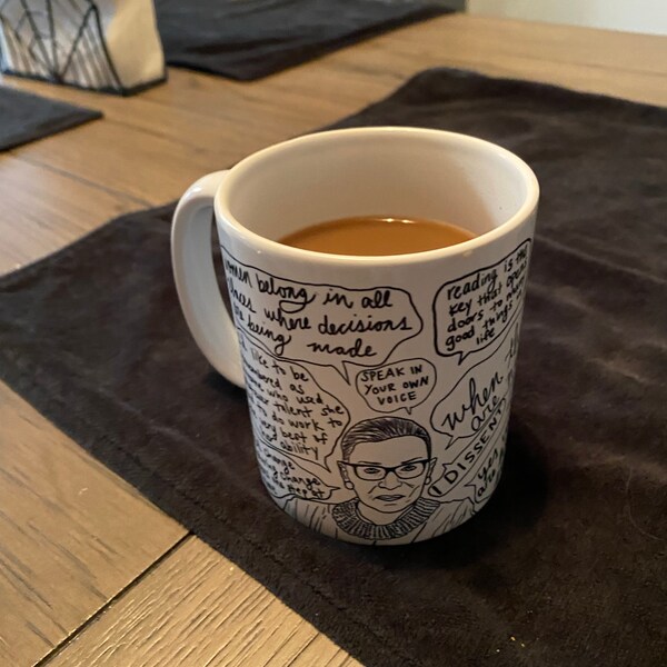 RBG Quotes Mug - Etsy