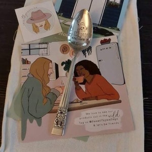 Stamped Silver Spoon Love Poem Gift for Him Gift for Her - Etsy