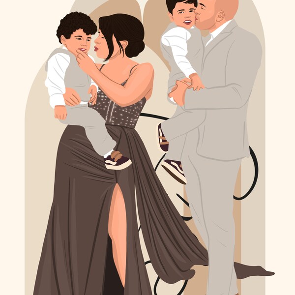 Faceless Portrait, Boyfriend Gift, Birthday Gift, Girlfriend Gift ...