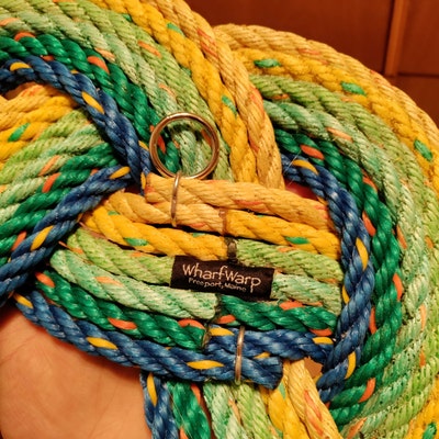 Summer Wreath, Upcycled Lobster Rope Wreath, Door Decoration, Nautical ...