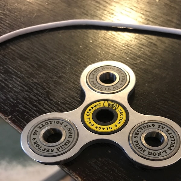 The Original Tri-beam Fidget Spinner in Polished Aluminum - Etsy