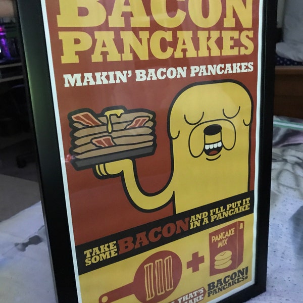 Adventure Time: Bacon Pancakes Print 11x17 - Etsy