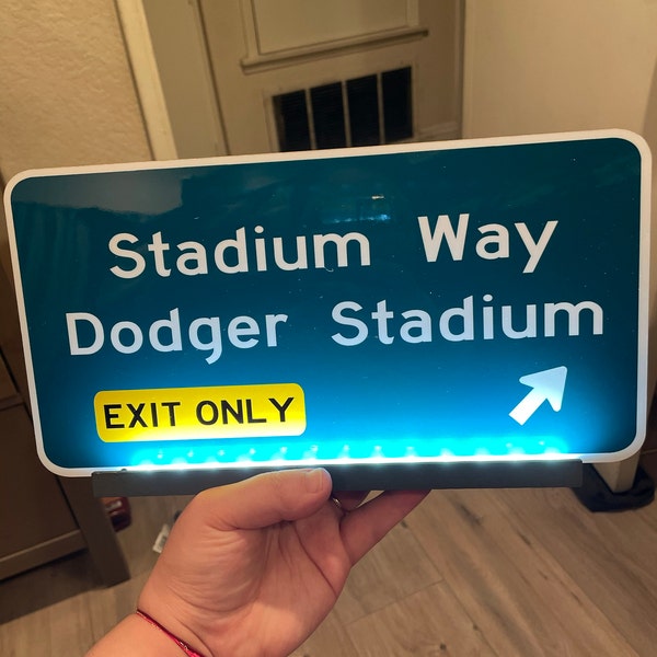 Dodger Stadium Exit Sign - Etsy