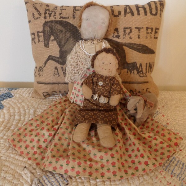 Rug Hooking Pattern, Cottage Garden, Primitive Hooked Rug Pattern ...