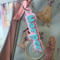 Custom Designs Personalized 3D Name Tags for Bags, Backpacks, Sports ...