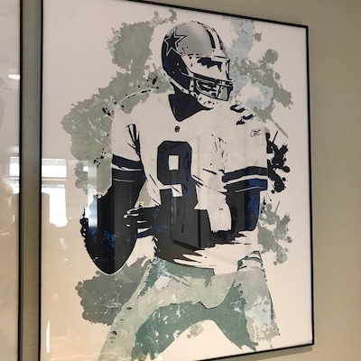 Fan Art Poster Tony Romo Dallas Cowboys Poster Wall Art - Etsy