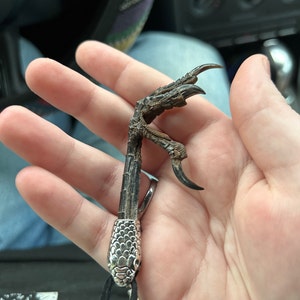 Real Crow Feet/talon Claw Earrings Bird Feet Animal Bone Jewelry E390 ...