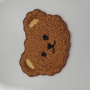 Bear Patch, Fluffy Patch, Self Adhesive Patch, Cute Patch, DIY Embroidery Patc Patch for Jacket ...