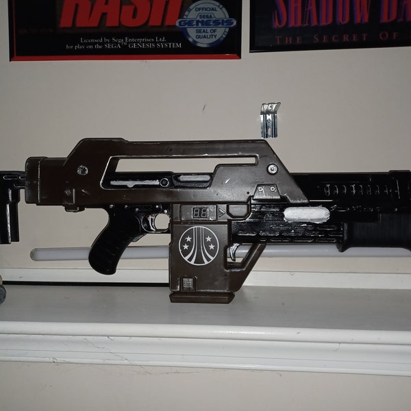 3d Printed Nerf Pulse Rifle Wall Display Mounts - Etsy Canada