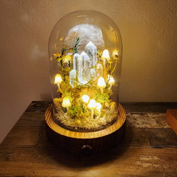 Glowing Crystal Pillars With Healing Properties, Enchanted Forest ...