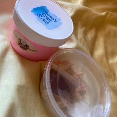 Funfetti Waffle DIY Slime Cake Scented Clay Sprinkles Asmr Stress ...