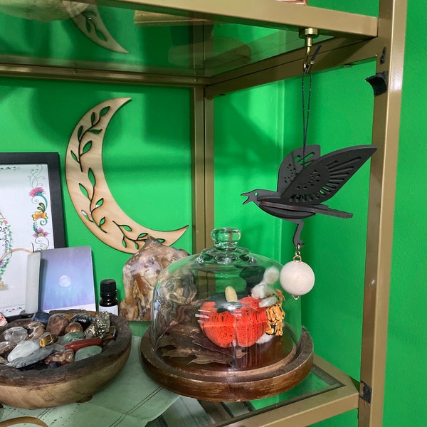 Cornish Crow Decoration Laser Cut / Lasercut Mdf Raven Goth Emo Edgar ...
