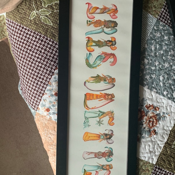 Handmade Name Art / Name Drawing / Name Painting / Personalized Name ...