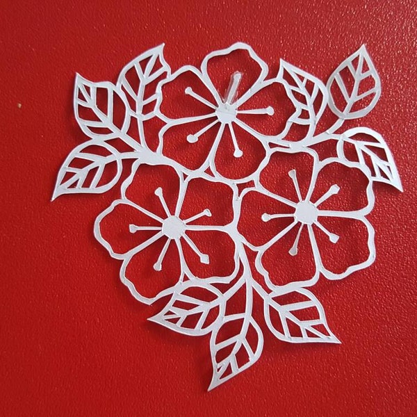 EMMA BOYES Papercut Template 'the Lakes' DIY - Etsy